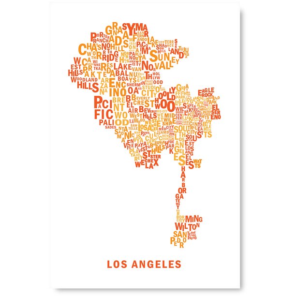Printable Map Los Angeles