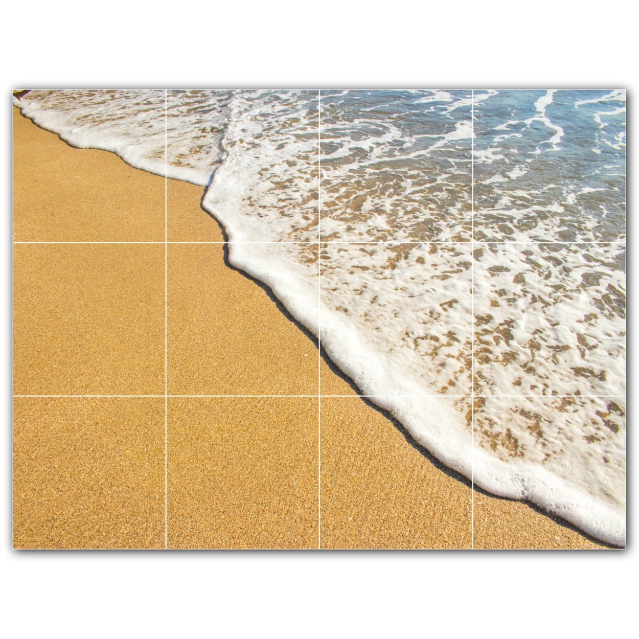 Picture-Tiles.com: Beach Ceramic Tile Wall Mural WAL500088-43S. 17"W x ...