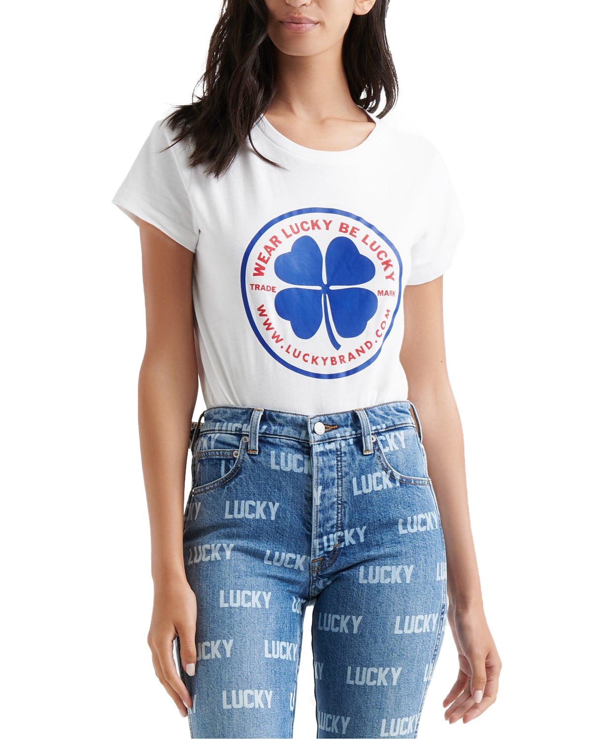 Lucky Brand - Lucky Brand | Graphic T-Shirt | White - Walmart.com ...