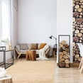 4.5' x 6.5' Ivory and White Contemporary Abstract Rectangular Area ...