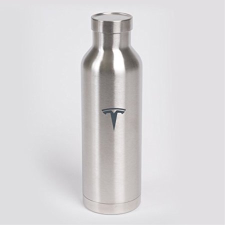 Tesla Motors Silver Stainless Steel Water Bottle | Walmart Canada
