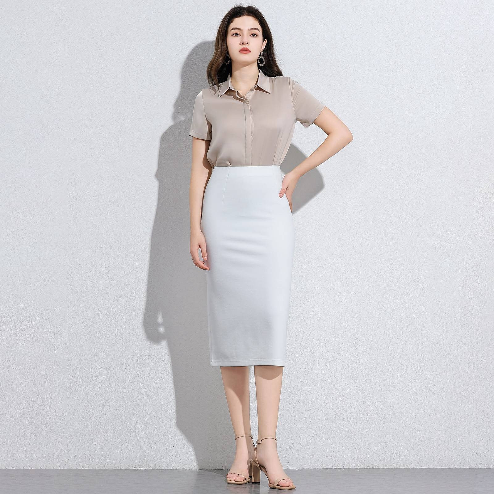 Click here for Xiaowwww Womens Pencil Skirt Slim Fit Business Att... prices