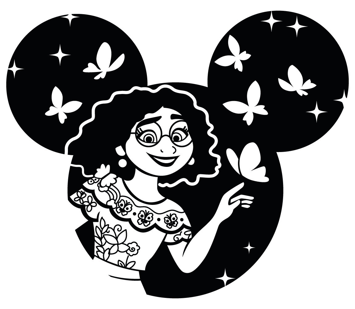 Mirabel From Encanto an Animated Movie with Beautiful Creative Black ...