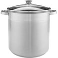 McSunley Stockpot with Encapsulated Bottom Base, 16 Qt, Stainless Steel ...