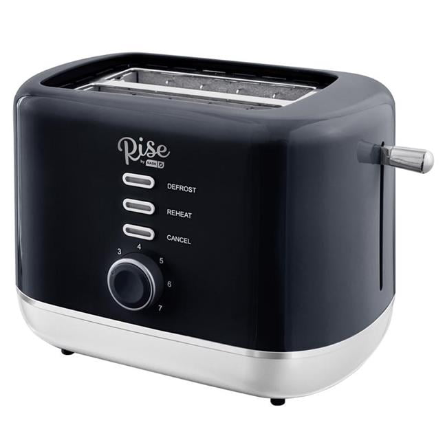 Rise by Dash 2-Slice Toaster: Defrost, Reheat + Auto Shut off, 7 ...