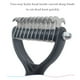 Pet Cat Dog Open Knot Comb Stainless Steel Double-sided Grooming Tool ...