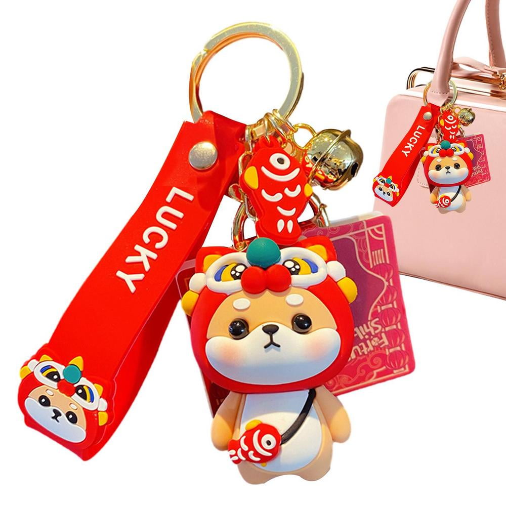 Laideyi Chinese Zodiac Rabbit Keychain | 2023 Zodiac Animal Statue ...