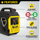 Champion Power Equipment 2500-Watt Ultralight Portable Dual Fuel ...