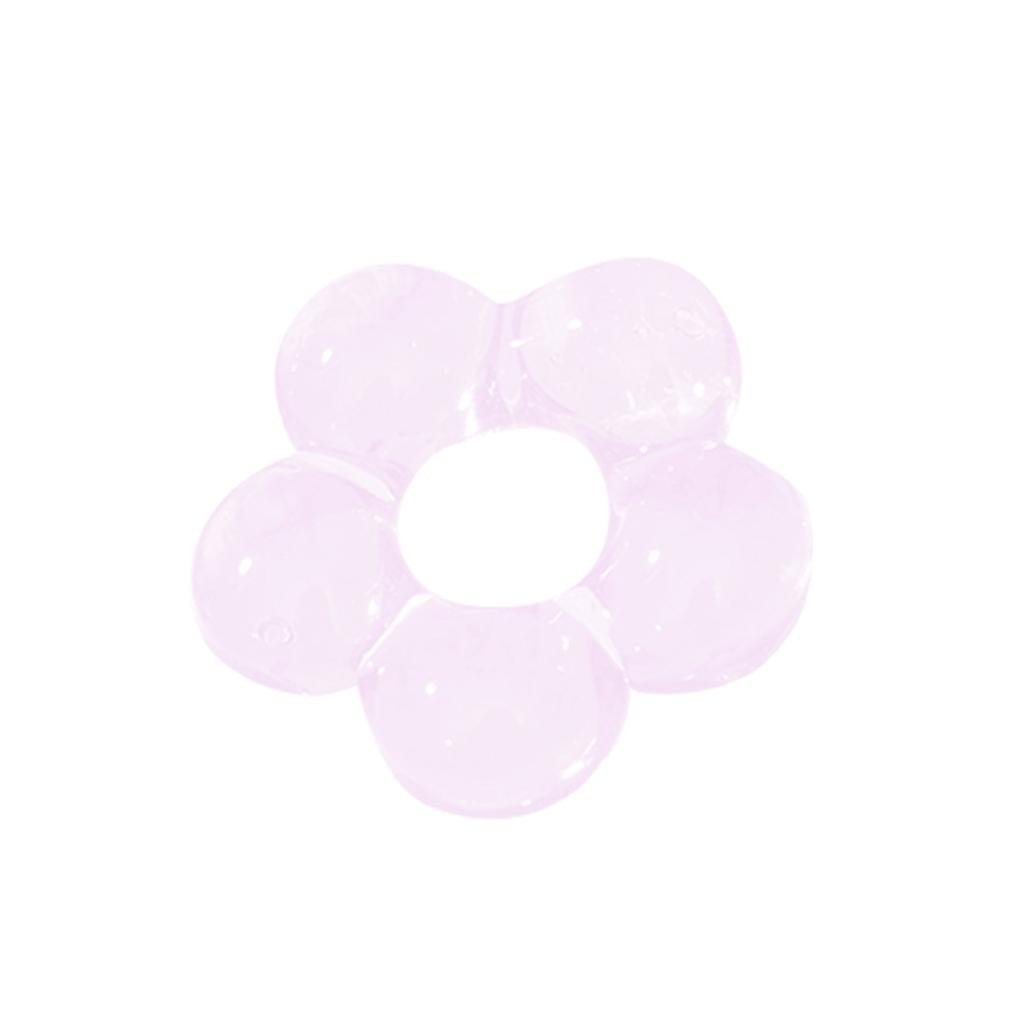 Mini colgantes de cristal con forma de flor, abalorios sueltos ...