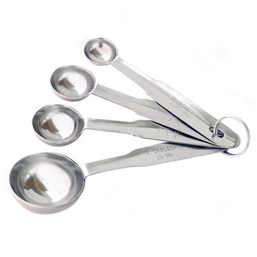 Thyme & Table 5-Piece Stainless Steel Measuring Spoon Set - Walmart.com