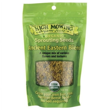 5 Part Salad Sprout Seed Mix - 35 Lbs Bulk Bucket- Organic Sprouting ...