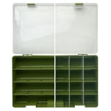 Ozark Trail Large Plastic Tackle Box 3700 with 24 Adjustable ...