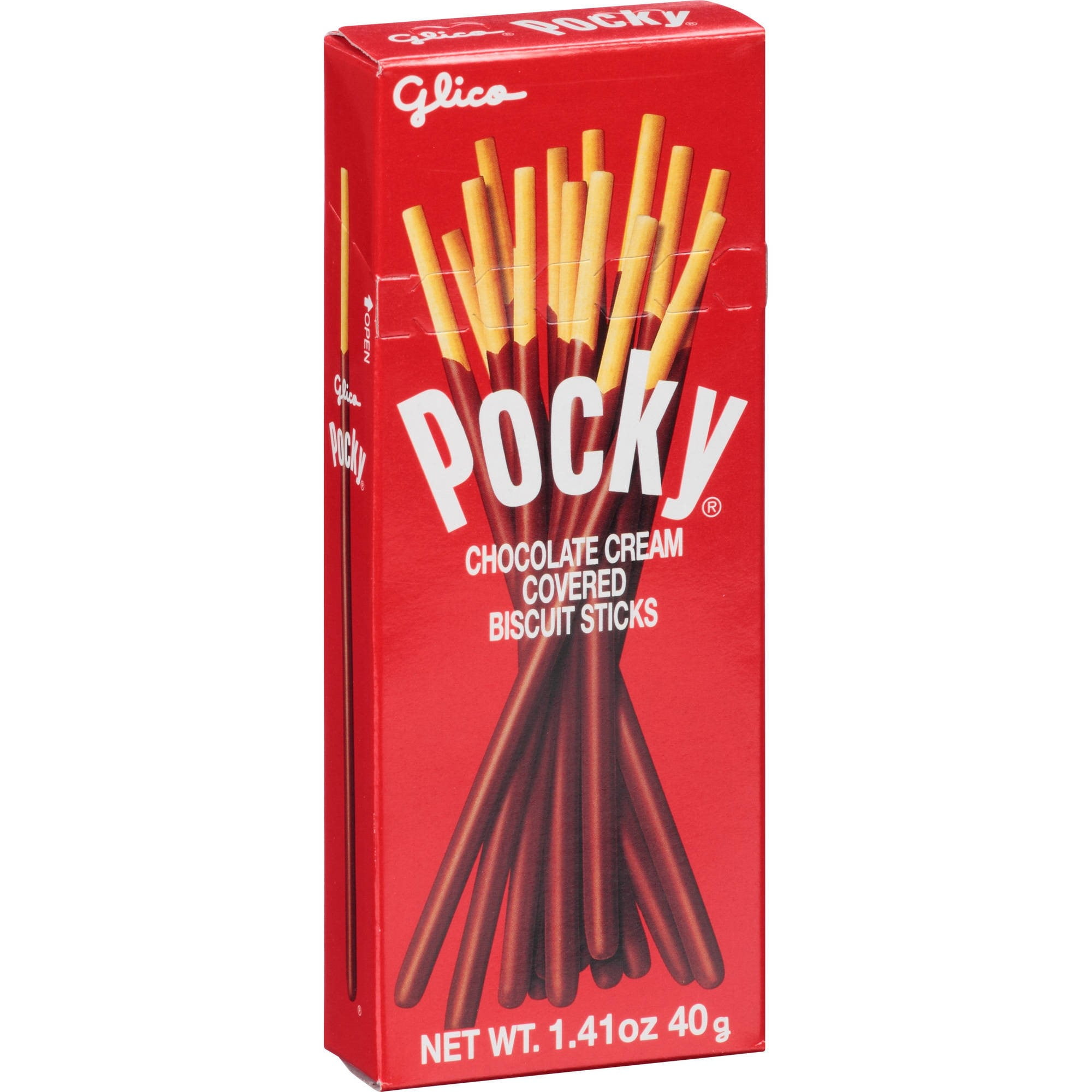 Glico Pocky Chocolate Cream Covered Biscuit Sticks, 1.41 oz, (Pack of ...