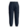 Cargo Pants Women Plus Size Solid Color With Elastic Waist Casual ...