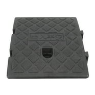 5 Ton Rubber Curb Ramp - 4" Height - End Caps - Portable - Electriduct ...