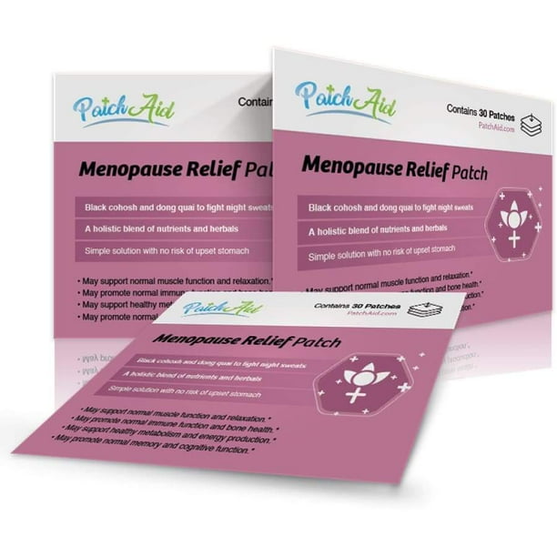 Menopause Relief Patch by PatchAid Size: 3-Month Supply - Walmart.com