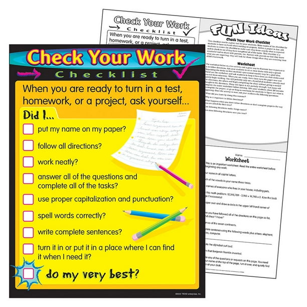 CHART CHECK YOUR WORK - Walmart.com - Walmart.com