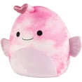 "Kellytoy Squishmallow 10"" Sy Anglerfish Plush with Heart - Soft ...