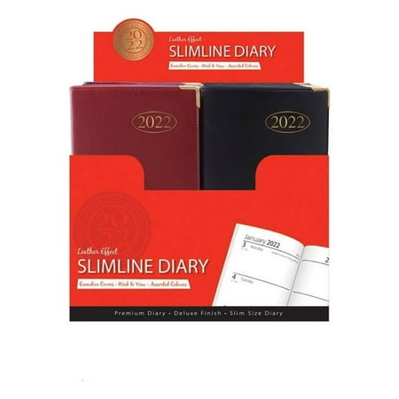 Tallon 2022 Slim Leather Diary (Pack of 30) - Walmart.ca