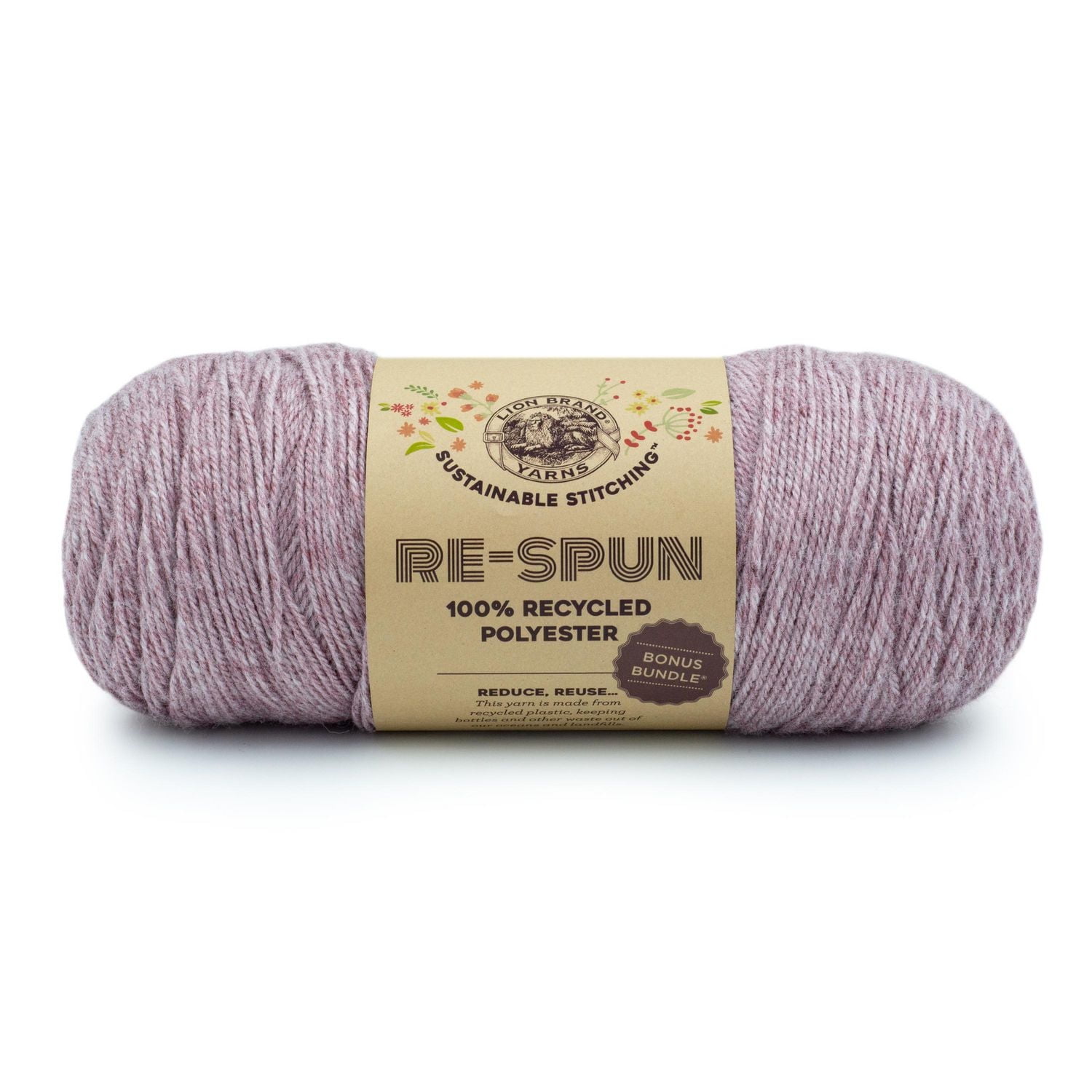 Click here for Lion Brand Re-Spun Bonus Bundle Yarn - Blush prices