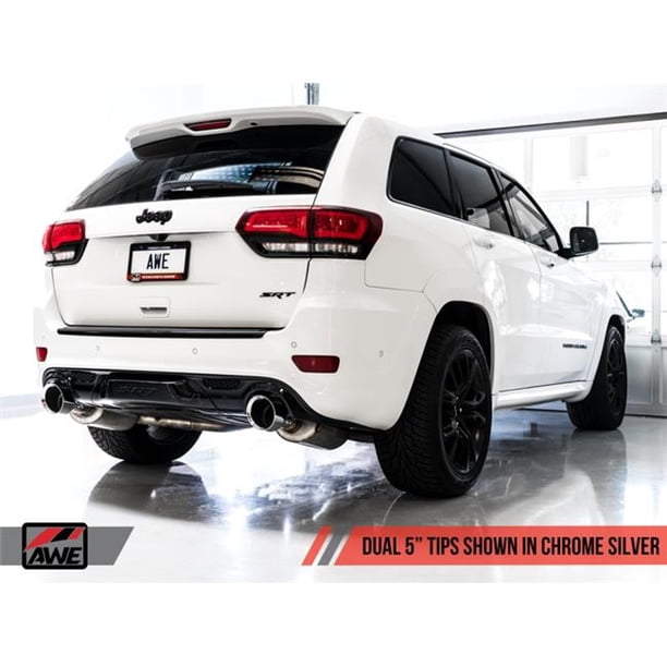 Exhaust with Chrome Silver Tips for 2020 Jeep Grand Cherokee SRT ...