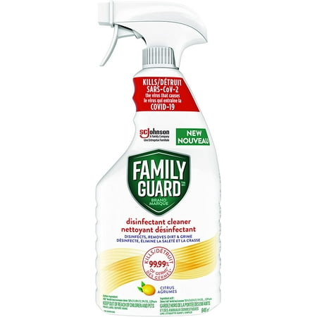 Family Guard Brand Disinfectant Cleaner Trigger, Kills 99.99% of Germs ...