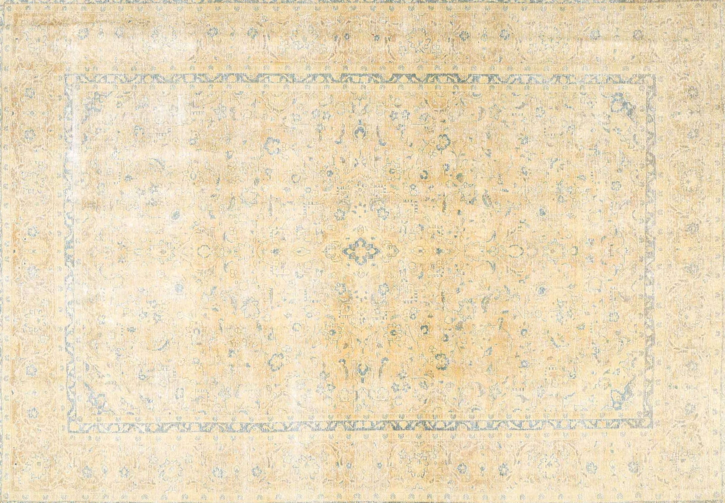 Ahgly Company Indoor Rectangle Traditional Golden Blonde Gold Persian ...