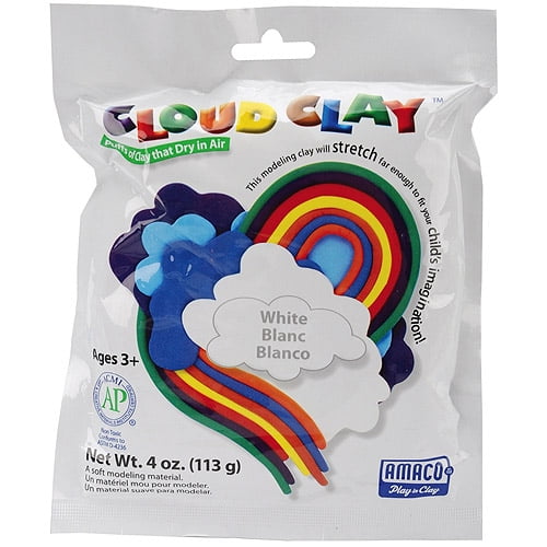 Cloud Clay 4 Ounces/Pkg-White - Walmart.com