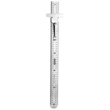 General Tools CF1216 12" Precision Flex Steel Rule - Walmart.com