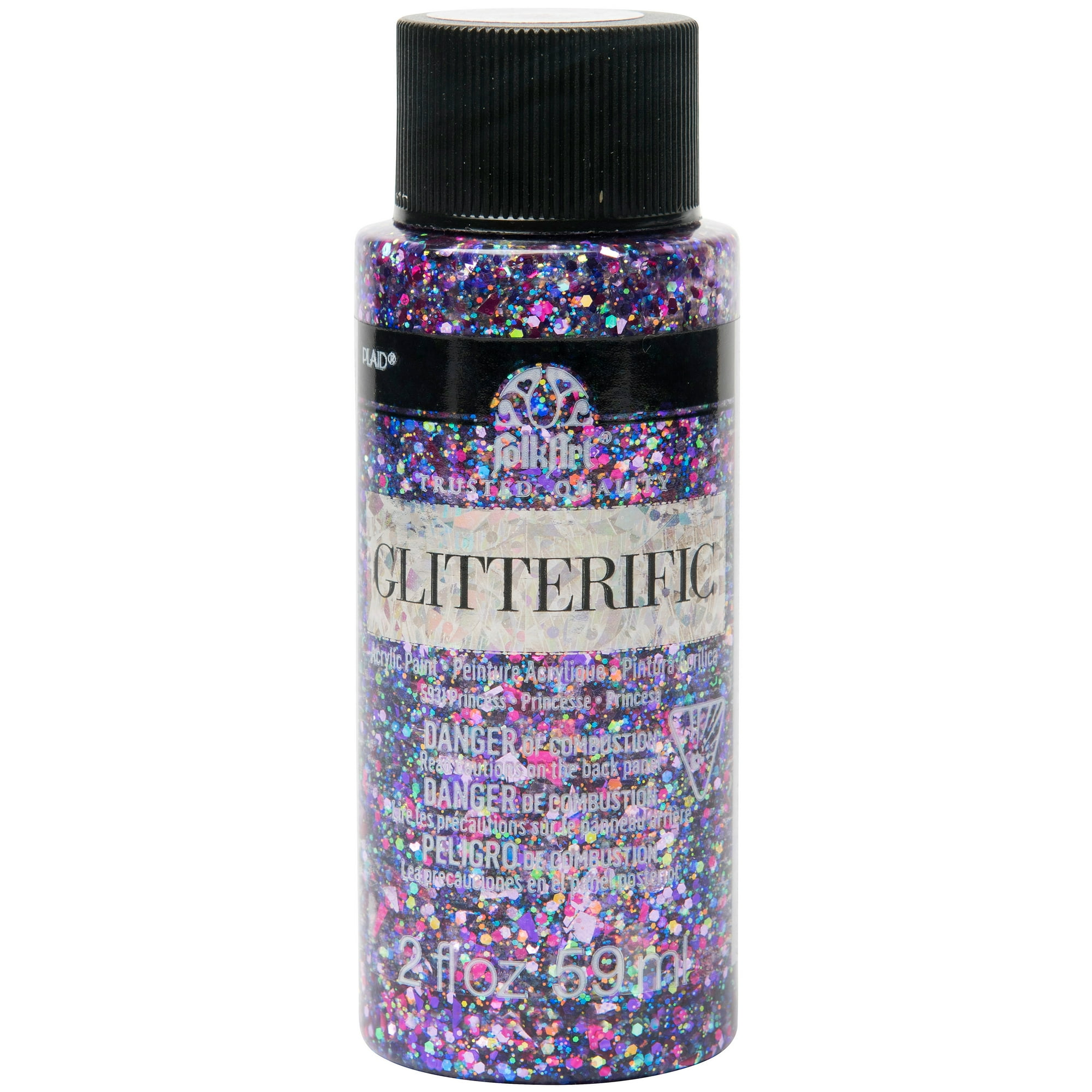 Click here for Folkart Glitterific Acrylic Paint  Princess  2 Fl... prices