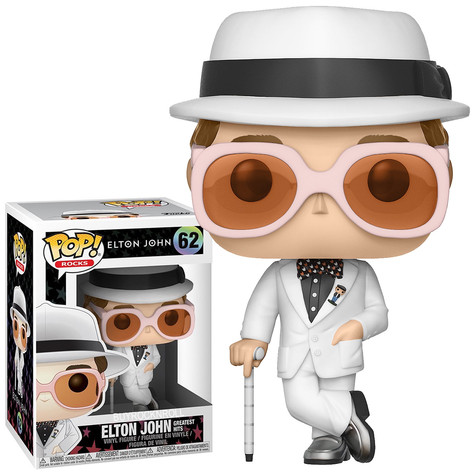 Elton John 2017 Handpicked Funko Pop Rocks Greatest Hits Figure #62 in ...