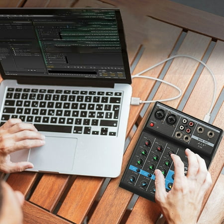 Dvkptbk 4-channel Multifunctional Bluetooth Mixer Stage Small Wireless ...