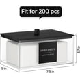 RIHJIN-Acrylic Dryer Sheet Holder with Lid, Clear Laundry Sheets ...
