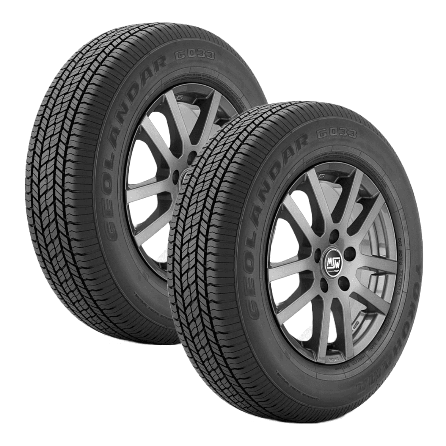 Paquete de 2 Llantas Yokohama Geolandar G033 215/70R16 99H | Walmart en ...