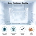 2026 New Crystal Clear Freezer Storage Bins, Clear Plastic Bins for ...