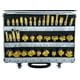 35 Piece Carbide 1/2" Shank Router Bit Set with Aluminum Carrying Case ...