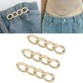 3pcs Adjustable Waist Tighteners Pin Metal Electroplate Jeans Brooch ...