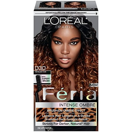 LOreal Paris Feria Brush-On Intense Ombre Effect Hair Color, 030 for ...