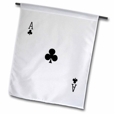 3dRose Ace of Clubs playing card - Black club suit - Gifts for cards ...