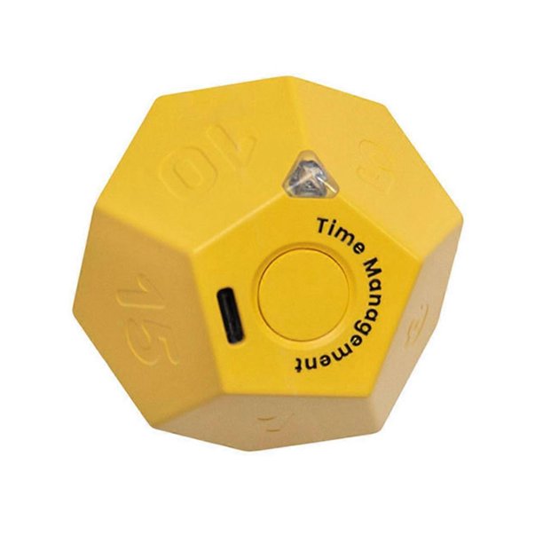 mini Timer Rotate Dodecagon Rechargeable For Timemanager Yellow ...