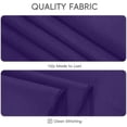 8 Pack Purple Square Tablecloths 54x54 Inches Washable Polyester ...