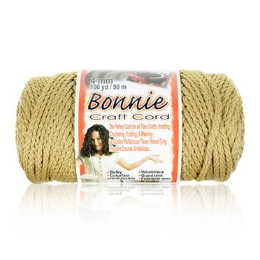 2 Pack Bonnie Macrame Cord - 4mm - 100 yd Lengths - Various Colors ...