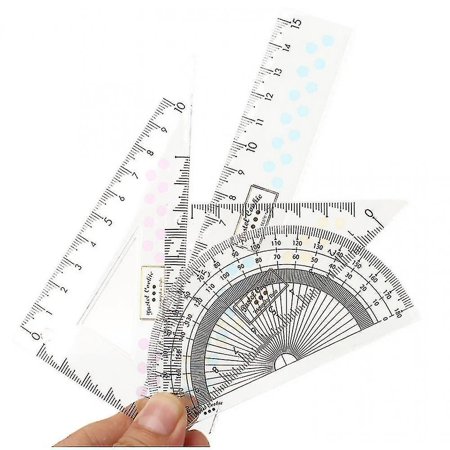 4pcs Architectural Triangular Ruler Set Math School Supplies | Walmart ...