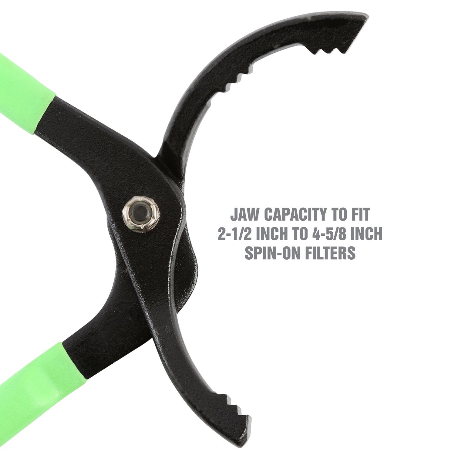 OEMTOOLS 25320 2 1 2 Inch To 4 5 8 Inch Oil Filter Pliers Heavy Duty OEMTOOLS 25320 2 1 2 Inch To 4 5 8 Inch Oil Filter Pliers Heavy Duty