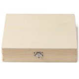 8.5” Unfinished Wooden Flat Box by Make Market - Ready-To-Decorate Wood ...