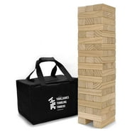 Giant Jumbling Tower Party Game with 51 Wood Blocks, for Families and ...