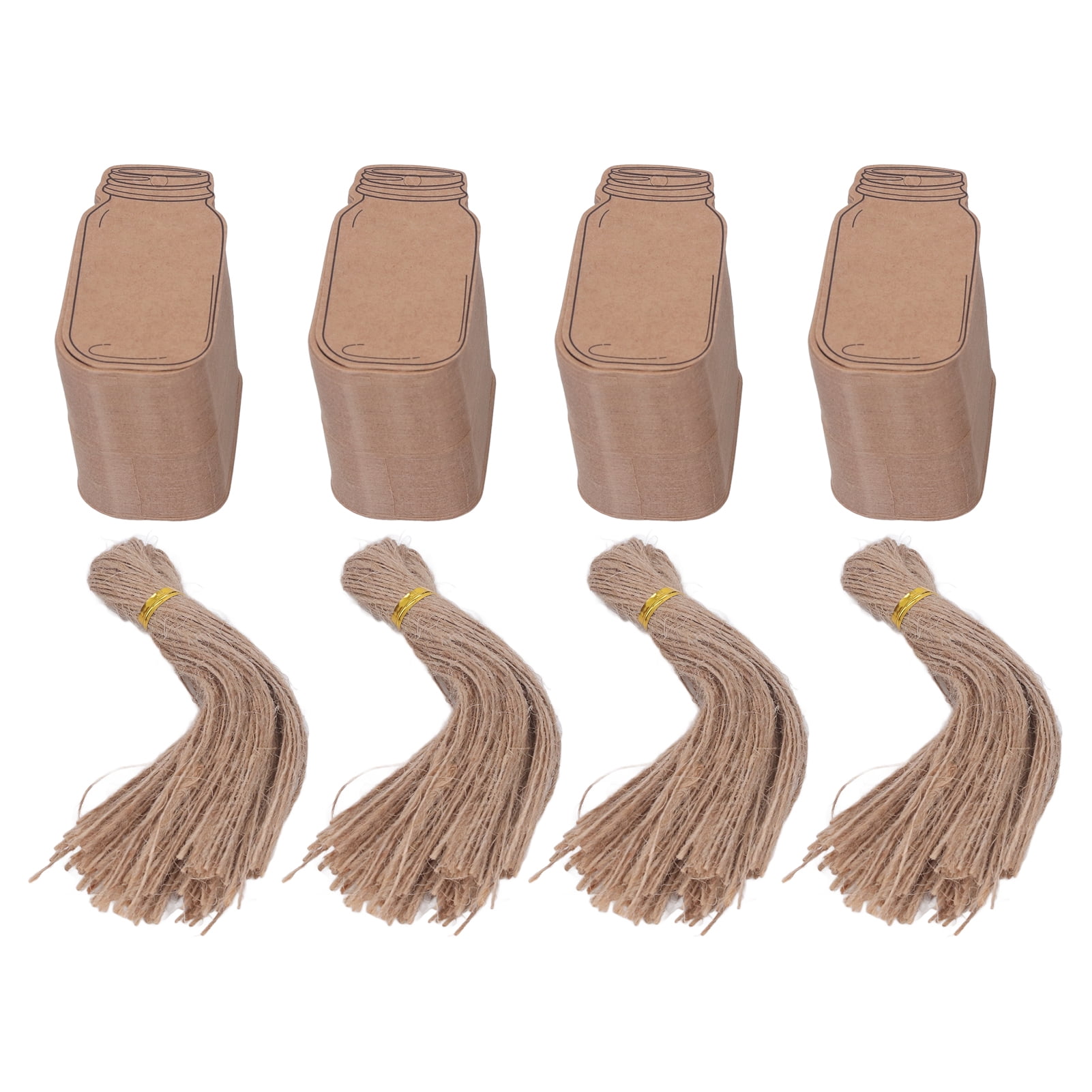 Etiquetas de regalo con cuerda San Valentín, 400 piezas 4 paquetes ...