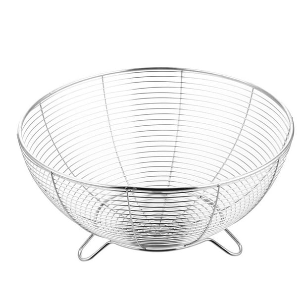 EIMELI Stainless Steel Fruit Basket Vegetables Strainer Drainer Metal ...