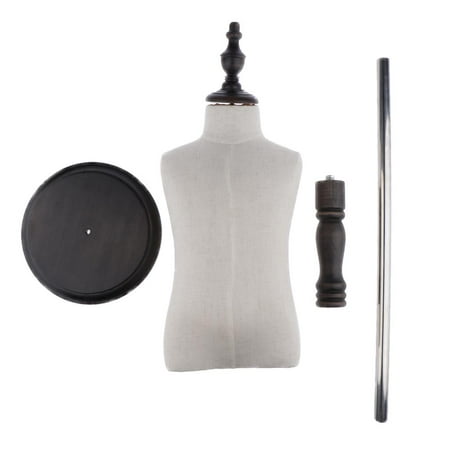 Torso Dress Clothing Form Display Upper Body with Tripod Stand S ...