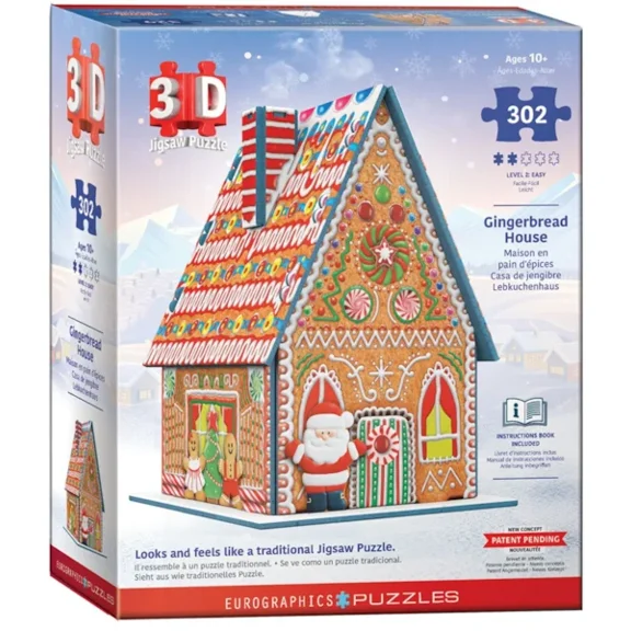 Bakery Bling Christmas Winter Wonderland Gingerbread House Kit, 25.6oz ...